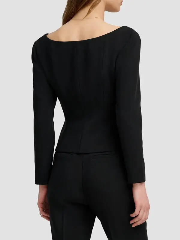 FAVORITE DAUGHTER The Reveal Tailored Peplum Blazer