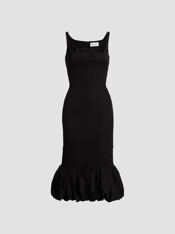 16Arlington Arcelin Flounce Cocktail Dress - Nero