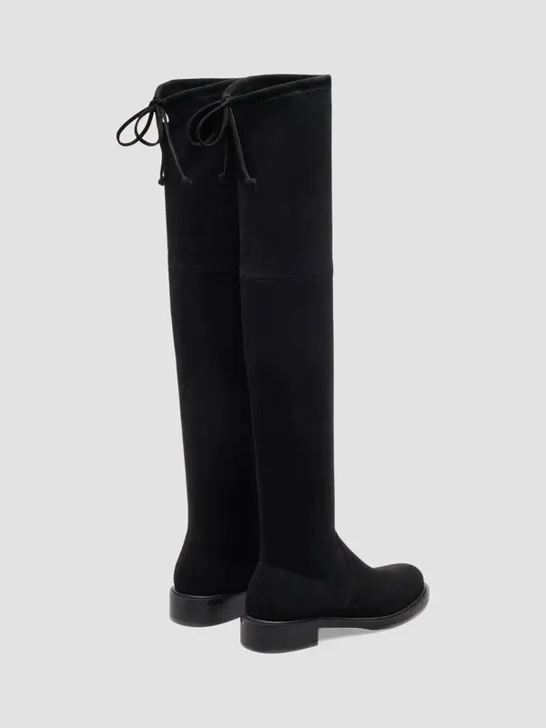 STUART WEITZMAN Giseleland Suede Over-the-knee Boots - Black