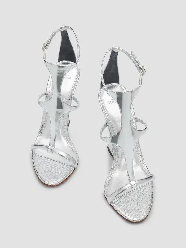 ALEXANDRE BIRMAN Boonie 100mm Leather Wedge-heel Sandals