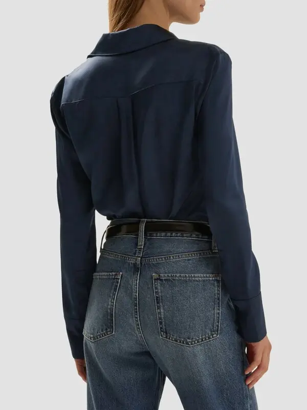 FAVORITE DAUGHTER The Bailey Silk-blend Blouse