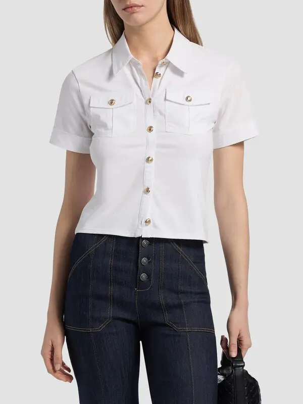 Cinq À Sept Tiana Cotton-blend Top