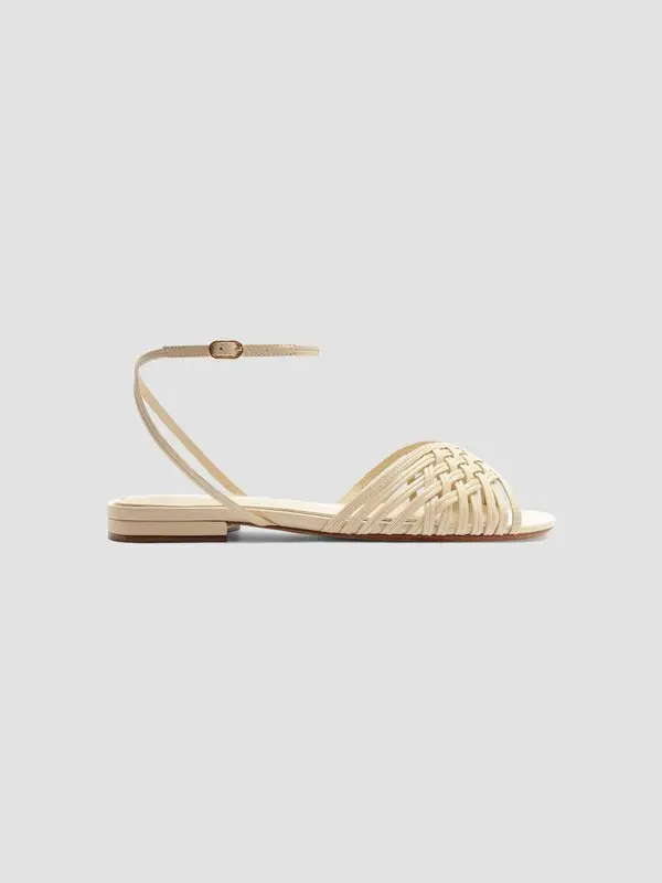ALEXANDRE BIRMAN Lilian Woven Leather Sandals
