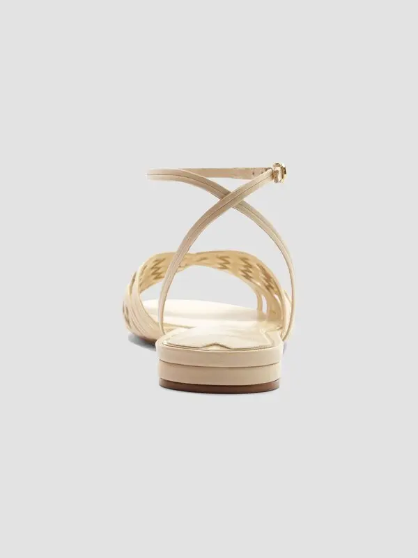 ALEXANDRE BIRMAN Lilian Woven Leather Sandals