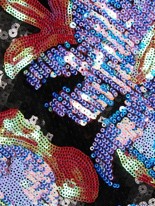 16Arlington Lights On Stell Regular Fit Sequined Minidress