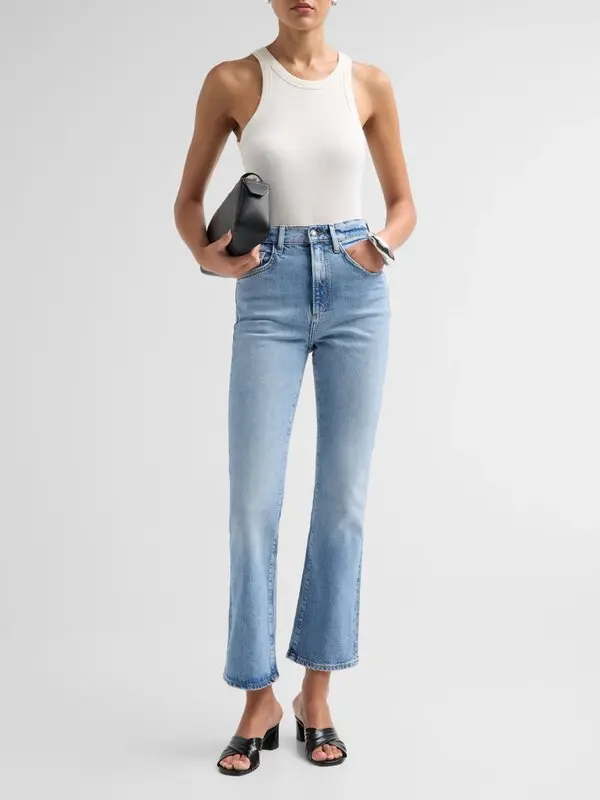 FAVORITE DAUGHTER The Shortie Valentina Bootcut Jeans