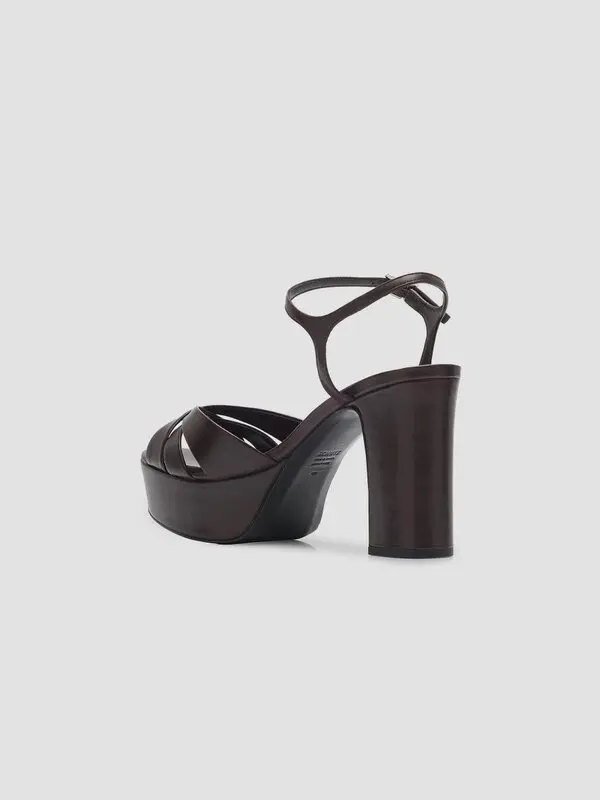 Schutz Keefa 100mm Platform Sandals - Maplewood
