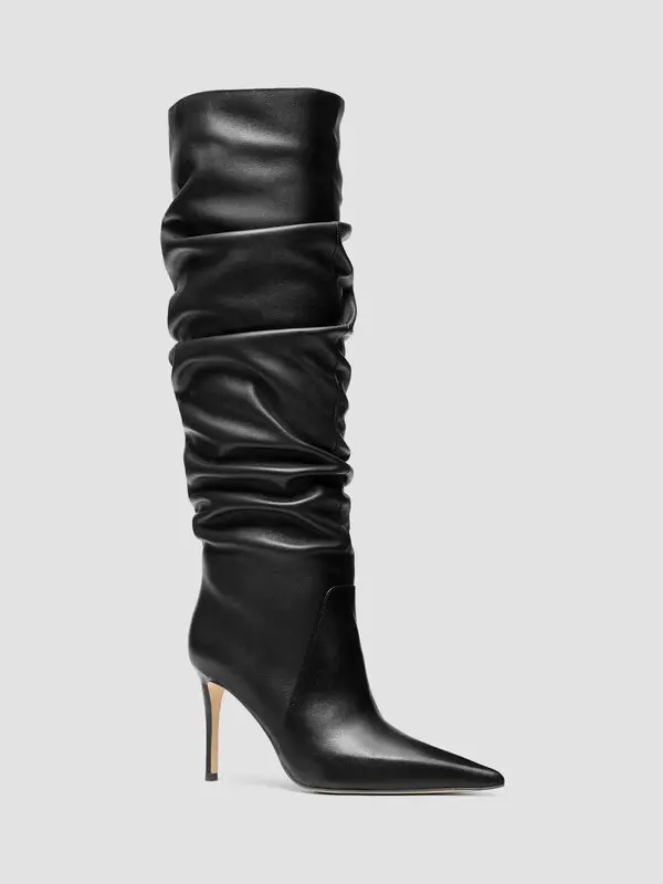 Michael Kors Dawn 90mm Leather Knee-high Slouch Boots