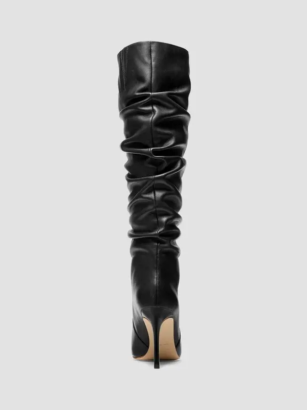 Michael Kors Dawn 90mm Leather Knee-high Slouch Boots