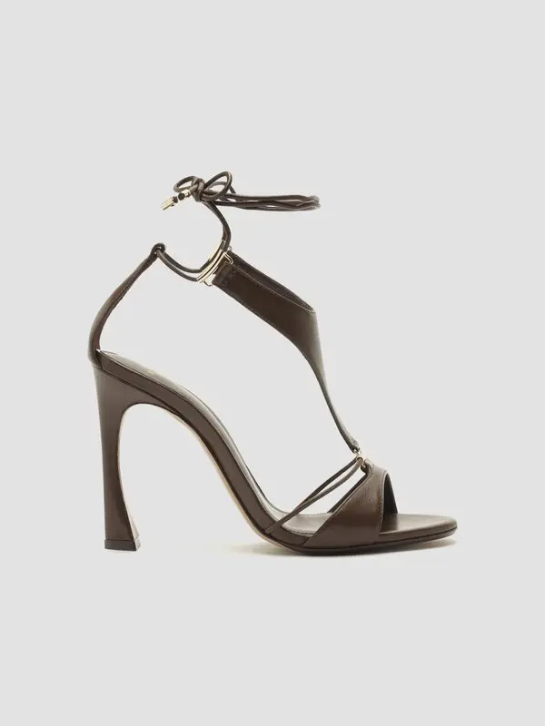 ALEXANDRE BIRMAN Mimi 100mm Leather Stiletto Sandals