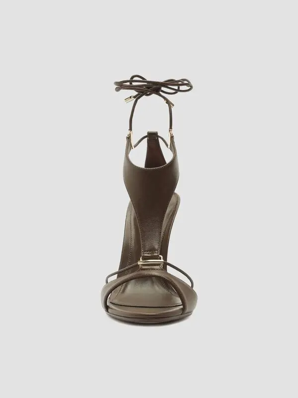 ALEXANDRE BIRMAN Mimi 100mm Leather Stiletto Sandals