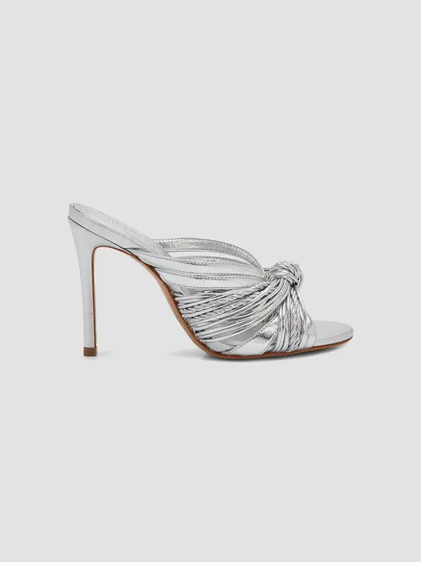 Schutz Gaya 100mm Strappy Leather Slip-on Sandals