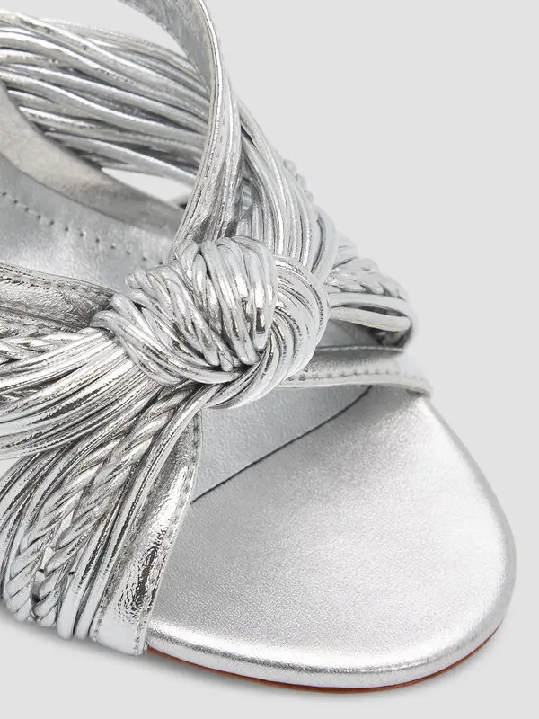 Schutz Gaya 100mm Strappy Leather Slip-on Sandals