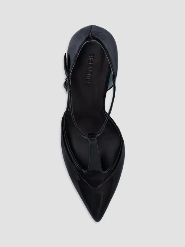 Bernardo Gianna T-strap Pumps - Black