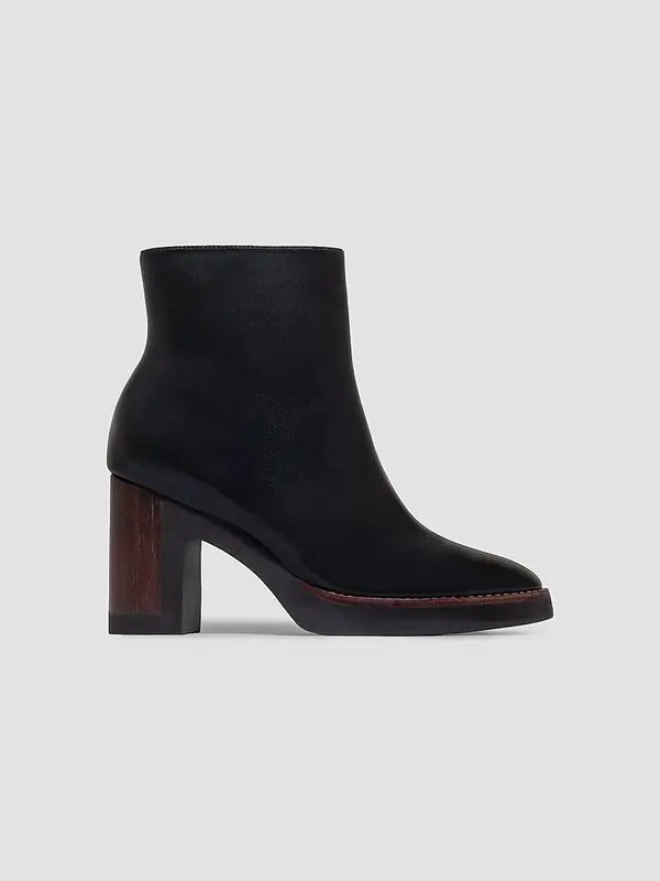 Bernardo Nara Platform Ankle Boots - Black