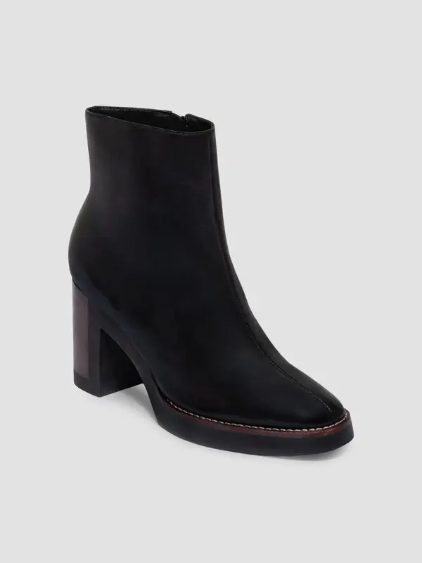 Bernardo Nara Platform Ankle Boots - Black