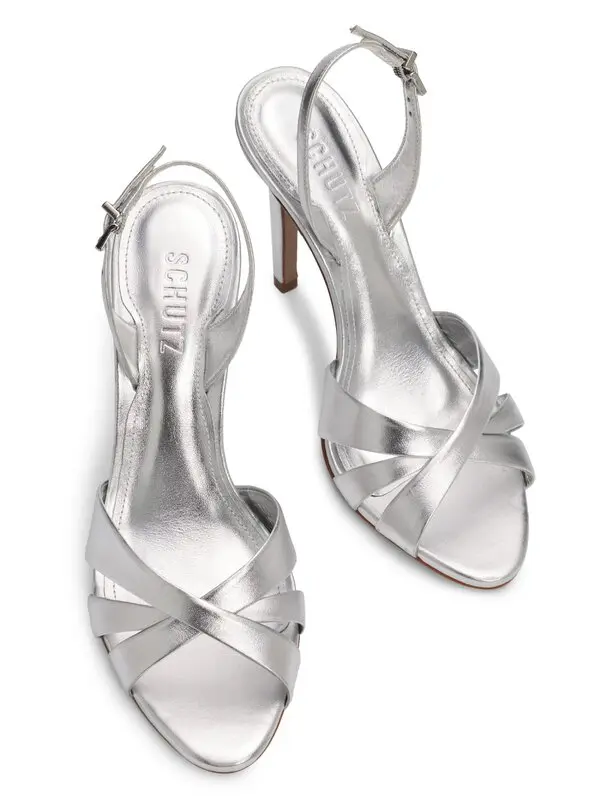Schutz Keefa 110mm Leather Sandals