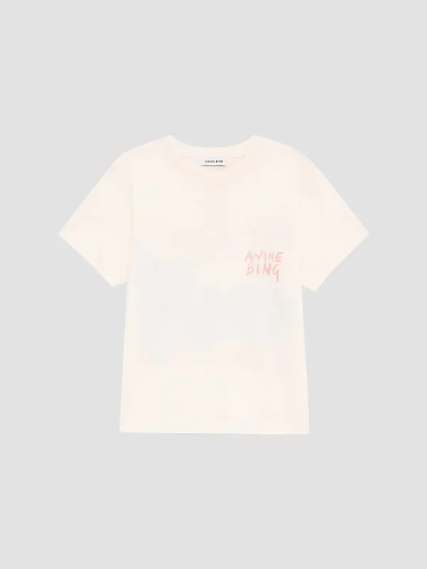 ANINE BING Shelley Logo Cotton T-shirt