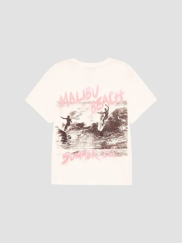 ANINE BING Shelley Logo Cotton T-shirt