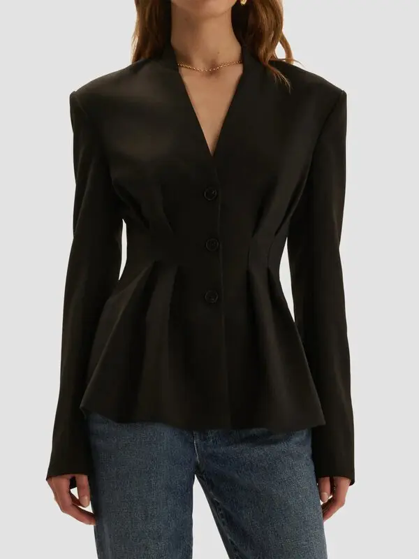 FAVORITE DAUGHTER Headlines Single-breasted Blazer