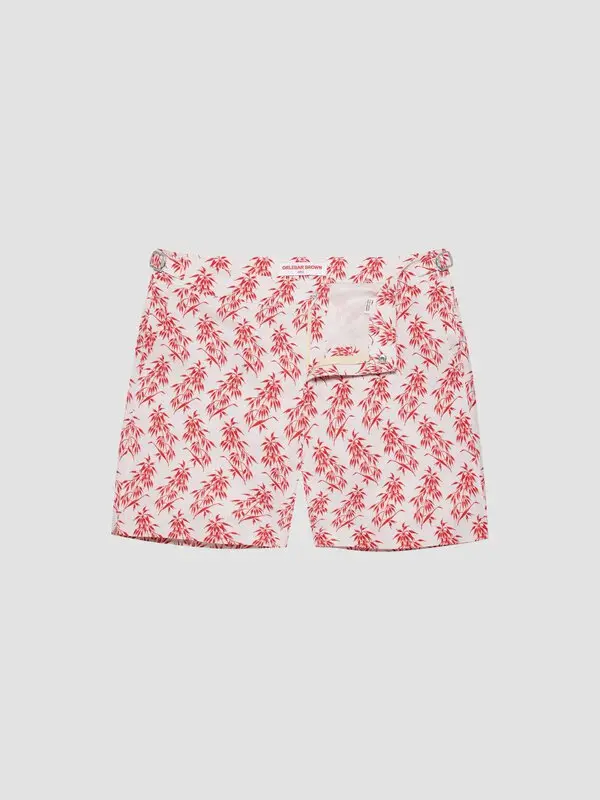 Orlebar Brown Bulldog Bamboo-print Shorts - Whitesummerred