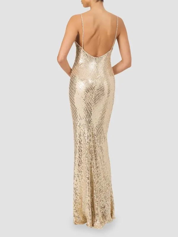 Jenny Packham Ariel Sequined Gown