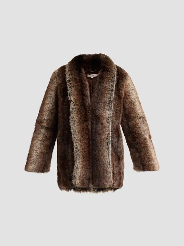 ET OCHS Cooper Pelted Faux-fur Coat