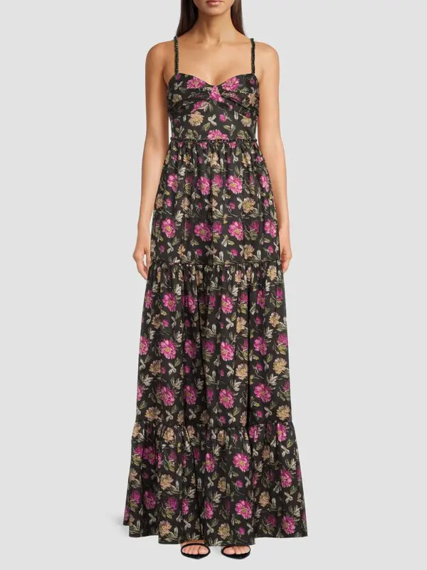 Likely Tessa Floral Tiered Sweetheart Gown