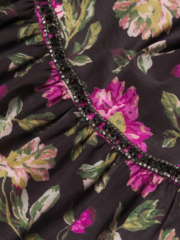 Likely Tessa Floral Tiered Sweetheart Gown