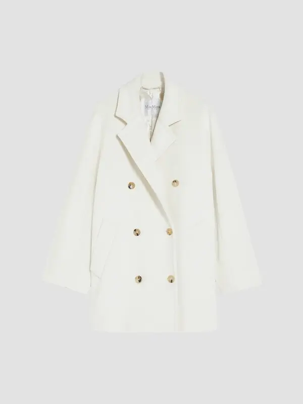Max Mara Short Icon Coat - White