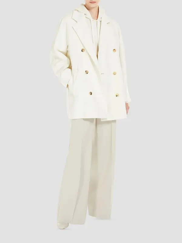 Max Mara Short Icon Coat - White