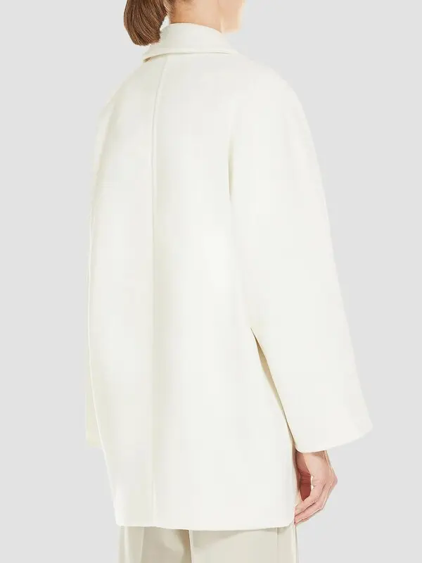 Max Mara Short Icon Coat - White