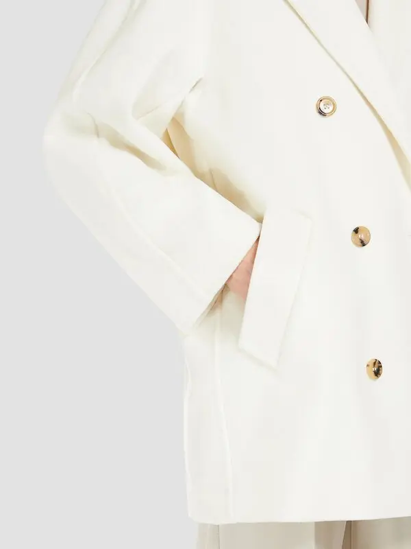 Max Mara Short Icon Coat - White