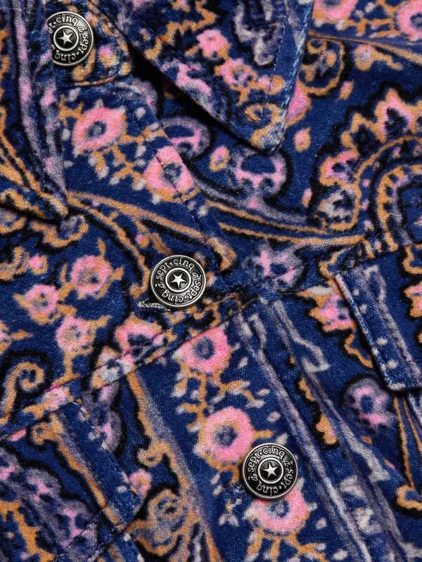 Cinq À Sept Canyon Paisley Velveteen Jacket