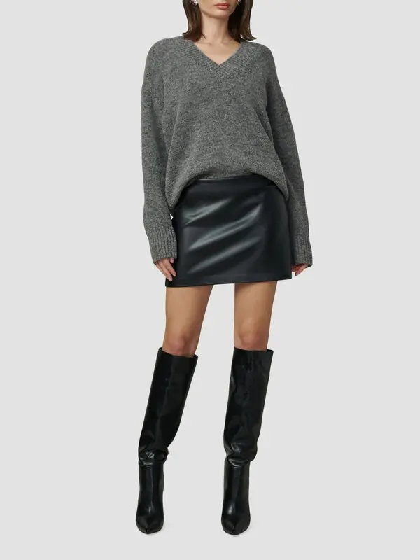Joe's Jeans Faux Leather Pencil Miniskirt