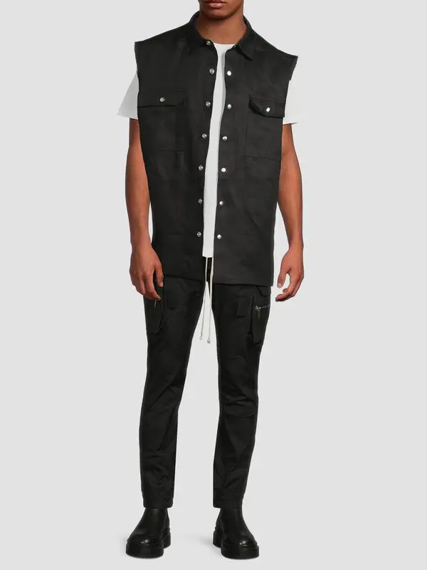 Rick Owens Mastodon Stretch-cotton Cargo Pants