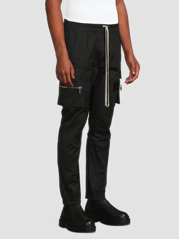 Rick Owens Mastodon Stretch-cotton Cargo Pants