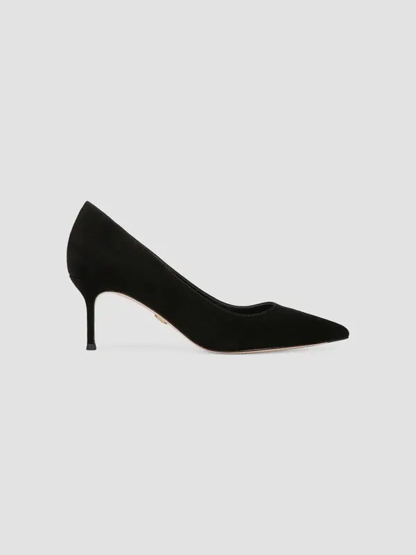 Veronica Beard Rita 65mm Suede Pumps - Black