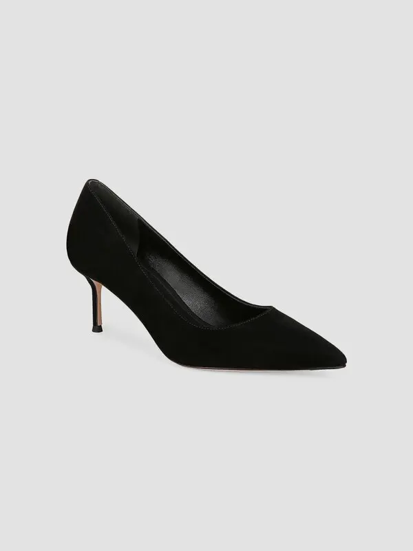 Veronica Beard Rita 65mm Suede Pumps - Black