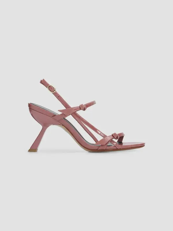 ALEXANDRE BIRMAN Slim Clarita 85mm Cage Sandals - Clay