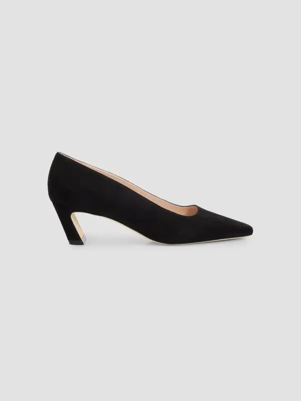 STUART WEITZMAN Stassi 50mm Suede Pumps - Black