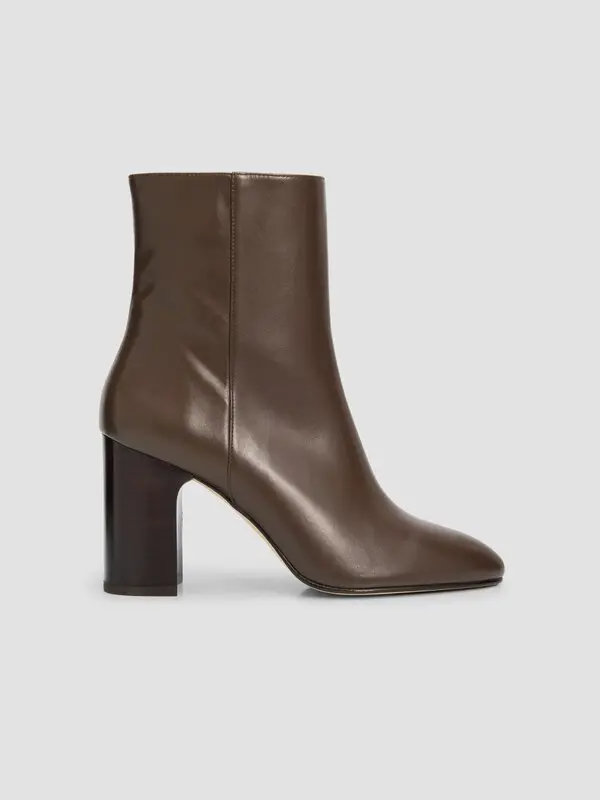 STUART WEITZMAN Mulberry 85mm Leather Boots - Walnut