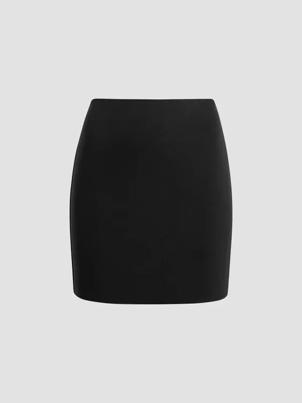 Commando Neoprene Micro-mini Skirt - Black