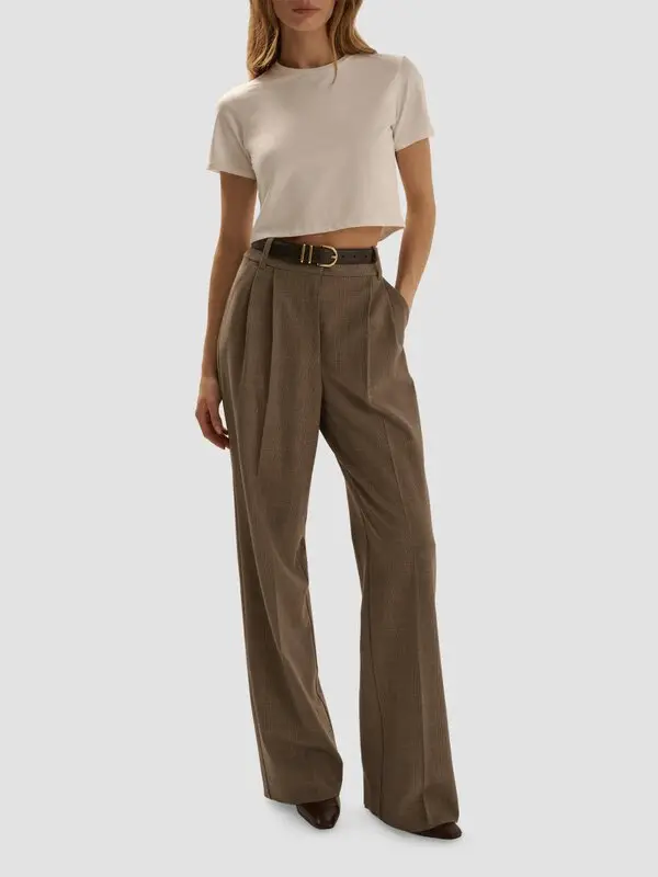 FAVORITE DAUGHTER The Favorite Glen Check Pants
