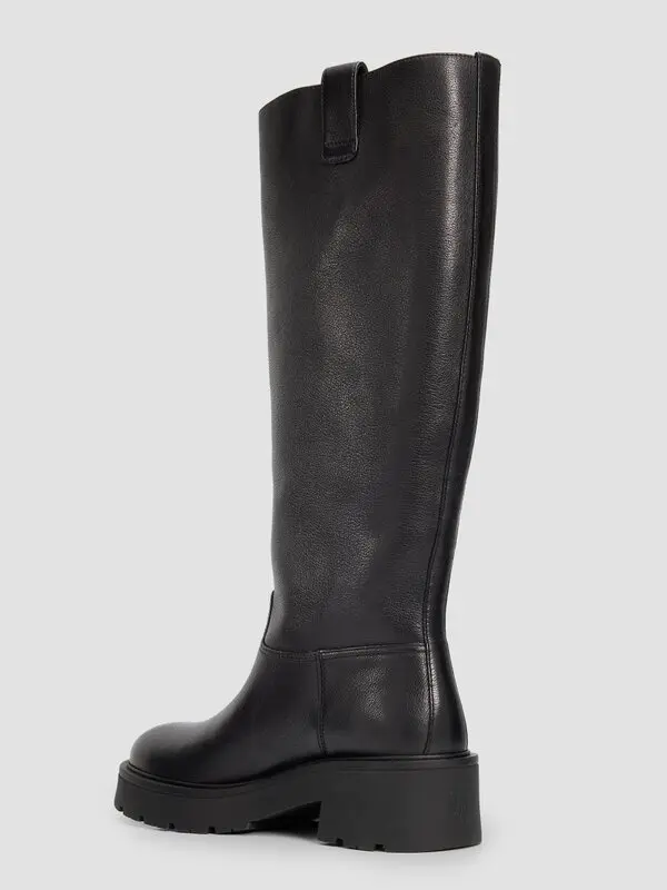 STUART WEITZMAN Ren Knee-high Lug Sole Leather Boots