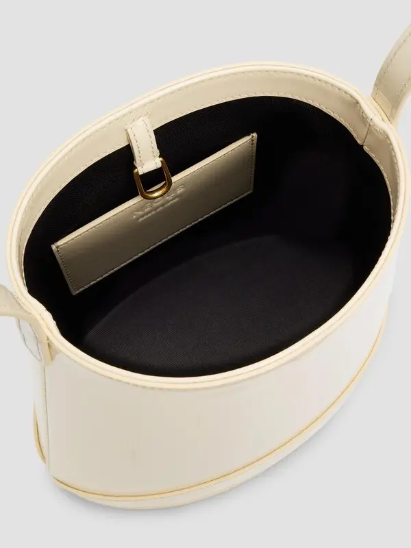 NEOUS Pardalis 2.0 Leather Bucket Bag - Cream