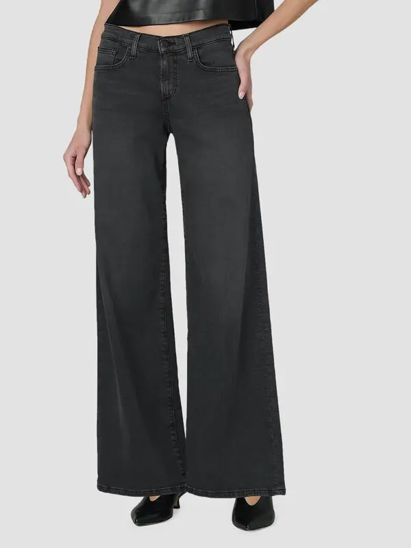 Joe's Jeans The Lou Lou Mid-rise Stretch Wide-leg Jeans