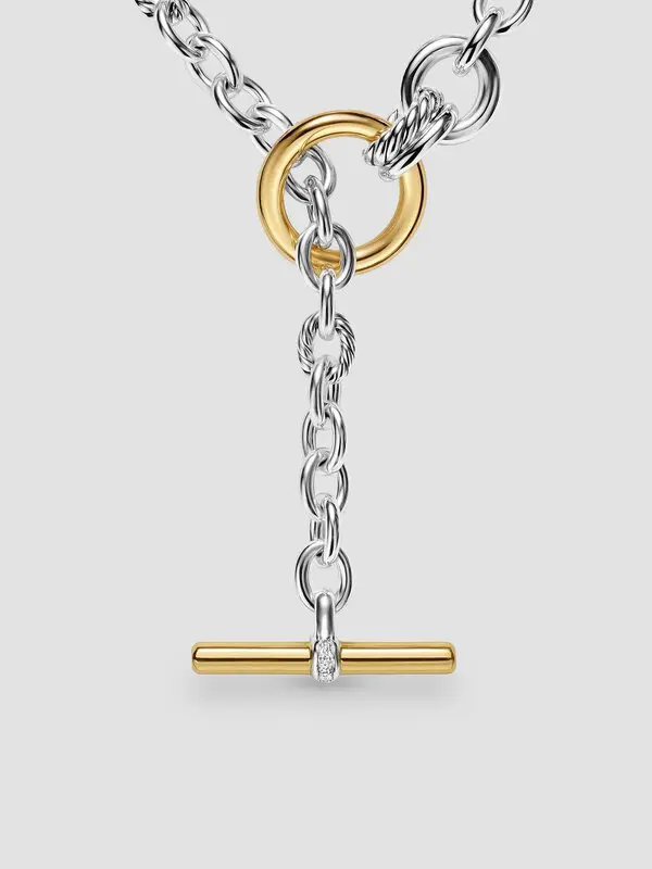 David Yurman Dy Mercer Double Row Toggle Chain Necklace, 8mm