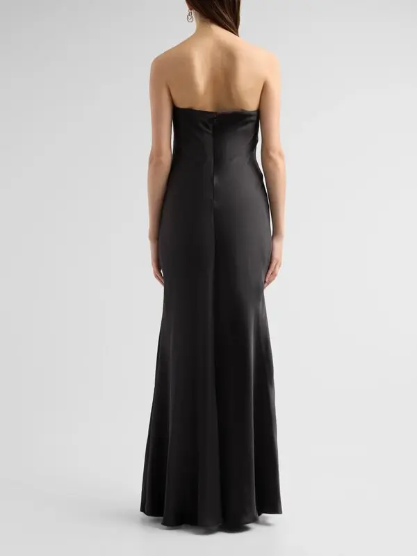AS IT MAY Elea Rose Strapless Column Gown