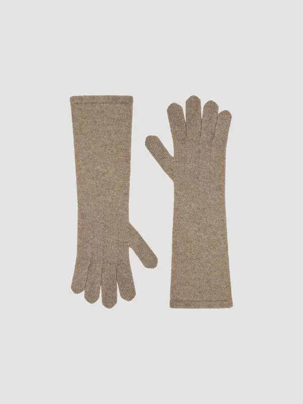 Max Mara Cashmere Gloves - Beige